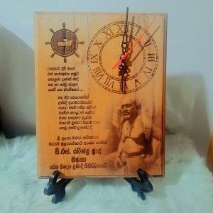 Wooden Laser Engraving Clock | feathercreation